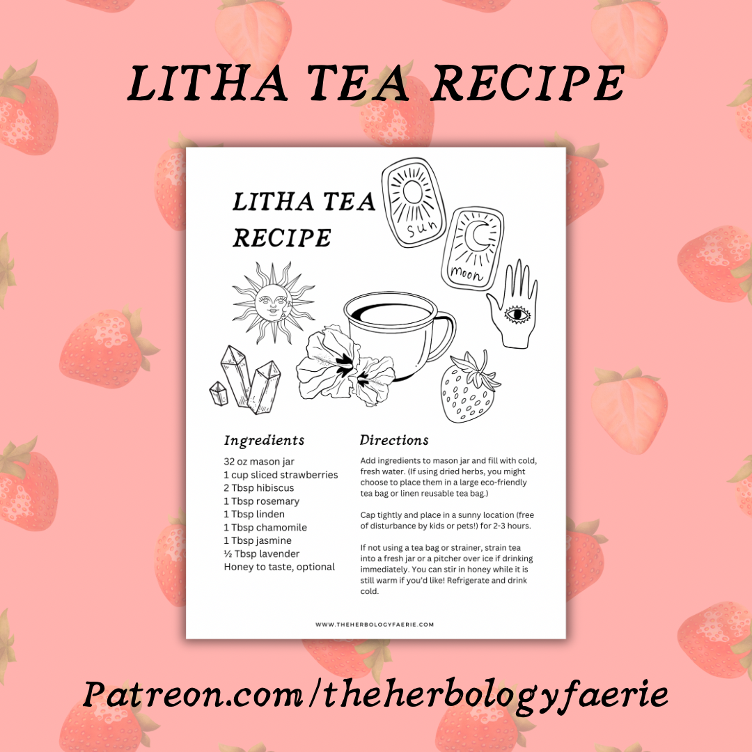 Summer Solstice Sun & Strawberry Moon Tea – The Herbology Faerie
