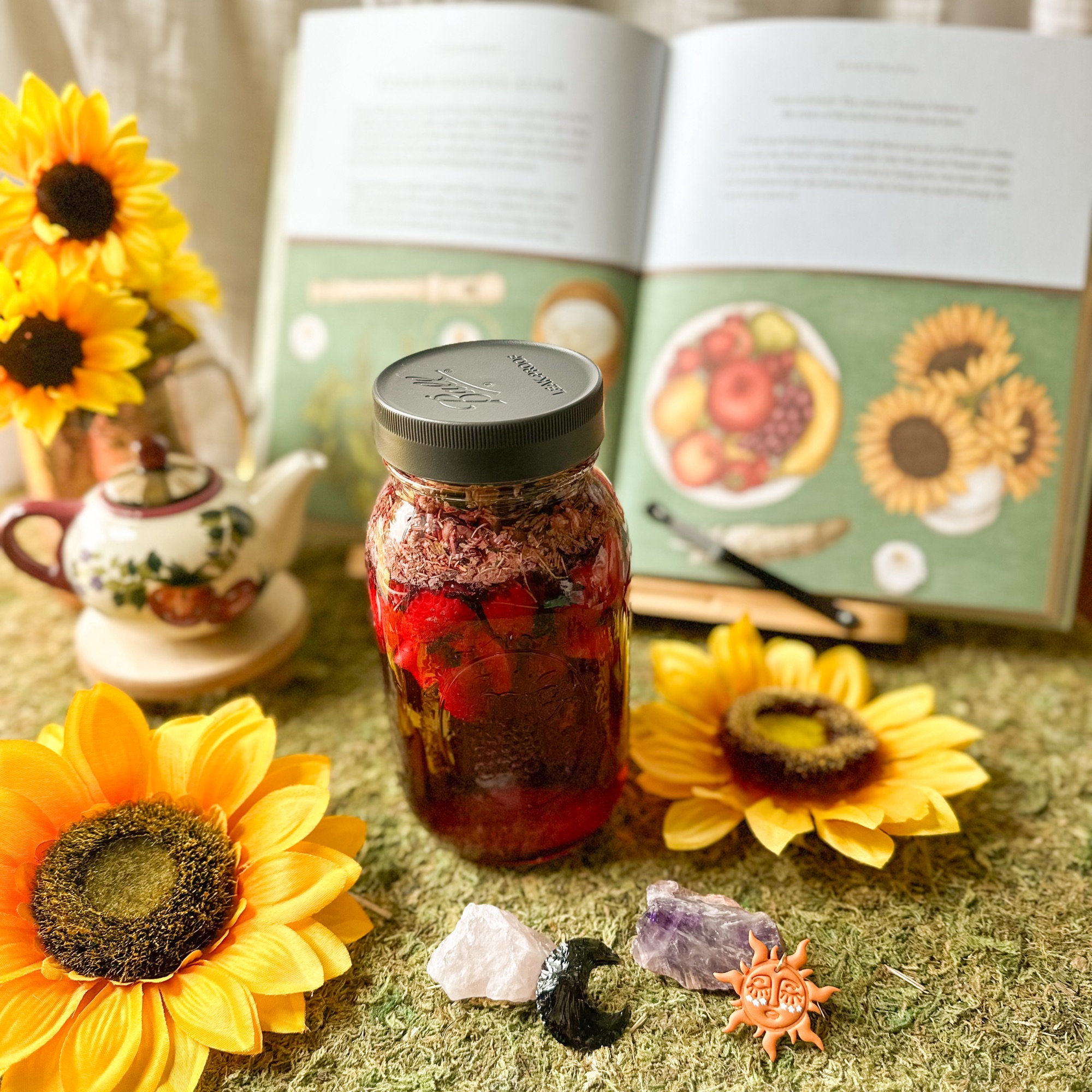 Summer Solstice Sun & Strawberry Moon Tea – The Herbology Faerie